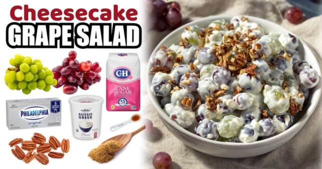 Cheesecake Grape Salad